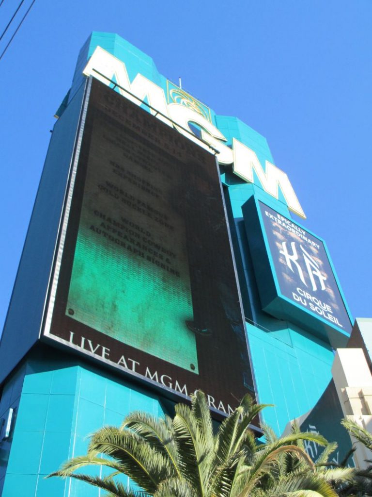 MGM Marquee Sign - Vergith Contracting