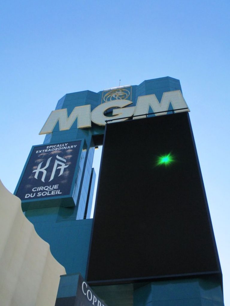 MGM Marquee Sign - Vergith Contracting